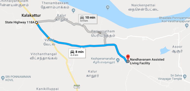 Located in the Kanchipuram district near Chennai | Nandhavanam